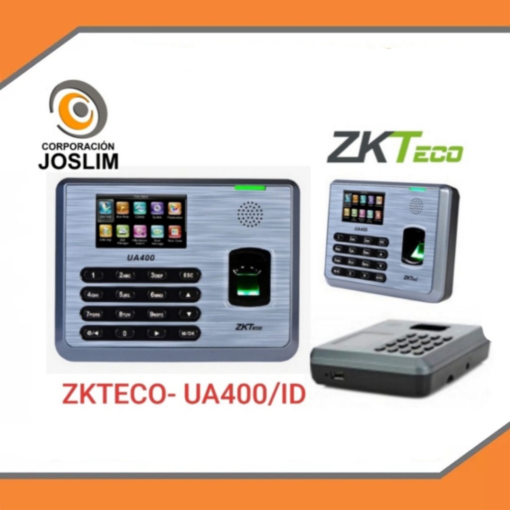 UA400/ID ZKTECO CONTROL DE ASISTENCIA IP HUELLA Y TARJETA - Corporación Joslim
